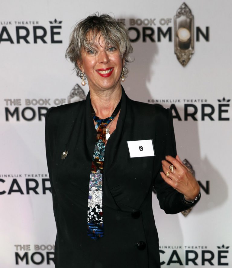 Anne-Rose bij de première van The Book of Mormon (foto Edwin Smulders ...